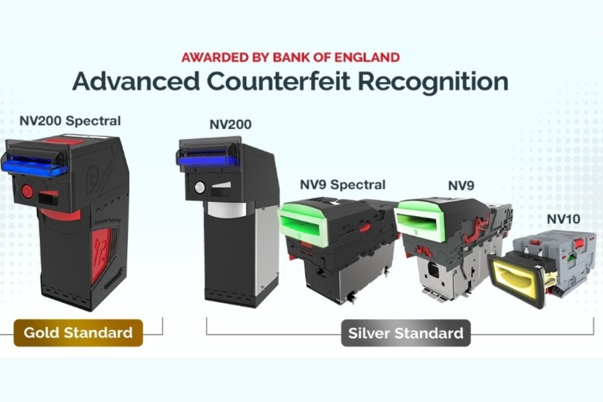 ITL NV200 Spectral achieves Bank of England Gold Standard ... ITL NV200 Spectral achieves Bank of England Gold Standard ...