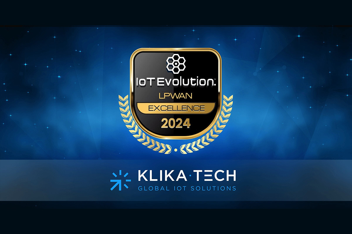 Klika Tech Wins 2024 IOT Evolution LPWAN Excellence Award - News, Events, Advertising Options