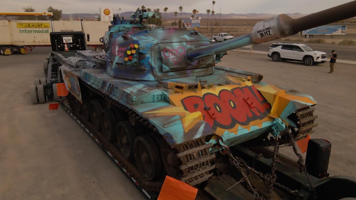 World of Tanks Blitz Hits the Road in Style: Real Graffiti-Covered Tank ...