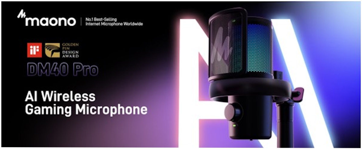 Maono Unveils DM40 PRO: AI-Powered Wireless Microphone for Gamers ...